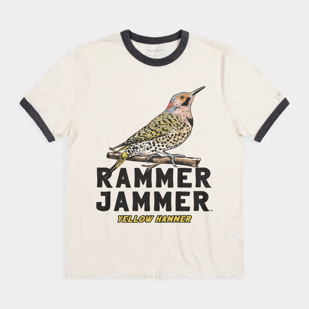 Alabama "Rammer Jammer" Ringer Tee | Homefield
