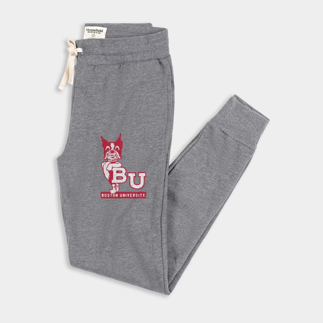 Throwback Boston University Seal and Mascot Joggers | Homefield