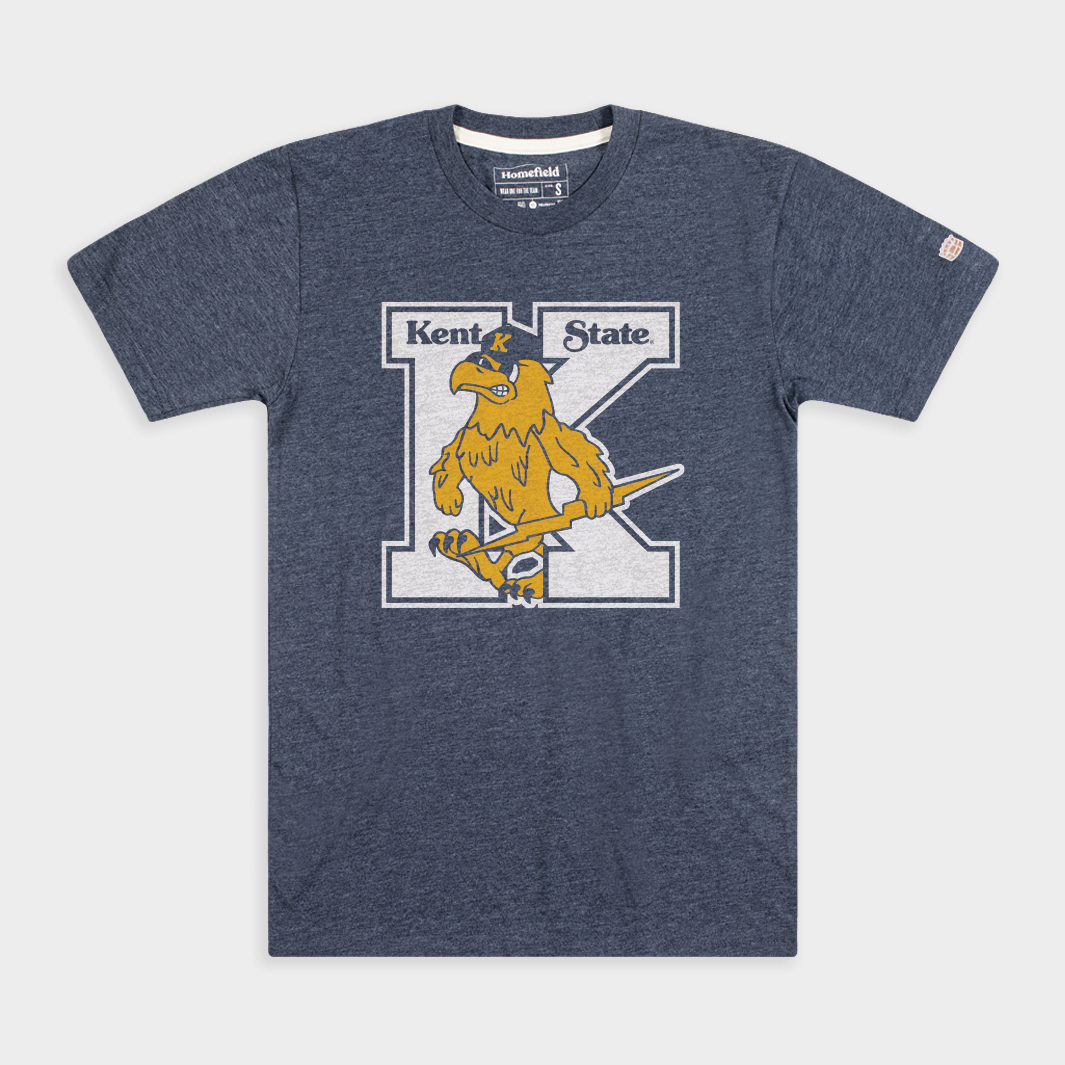 Kent State Vintage Eagle Mascot Tee | Homefield