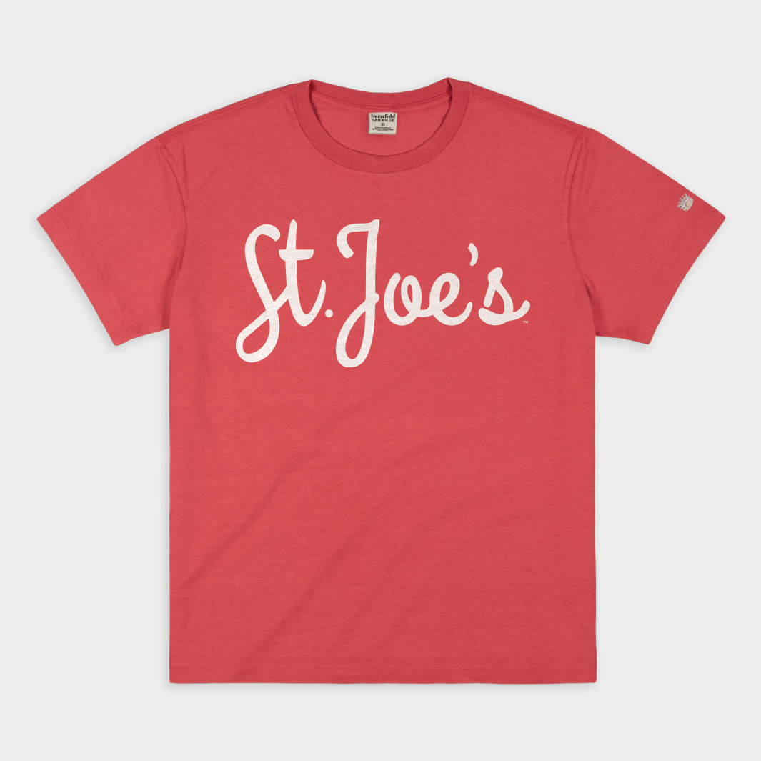Saint Joseph's Hawks Script Vintage Heavyweight Tee | Homefield