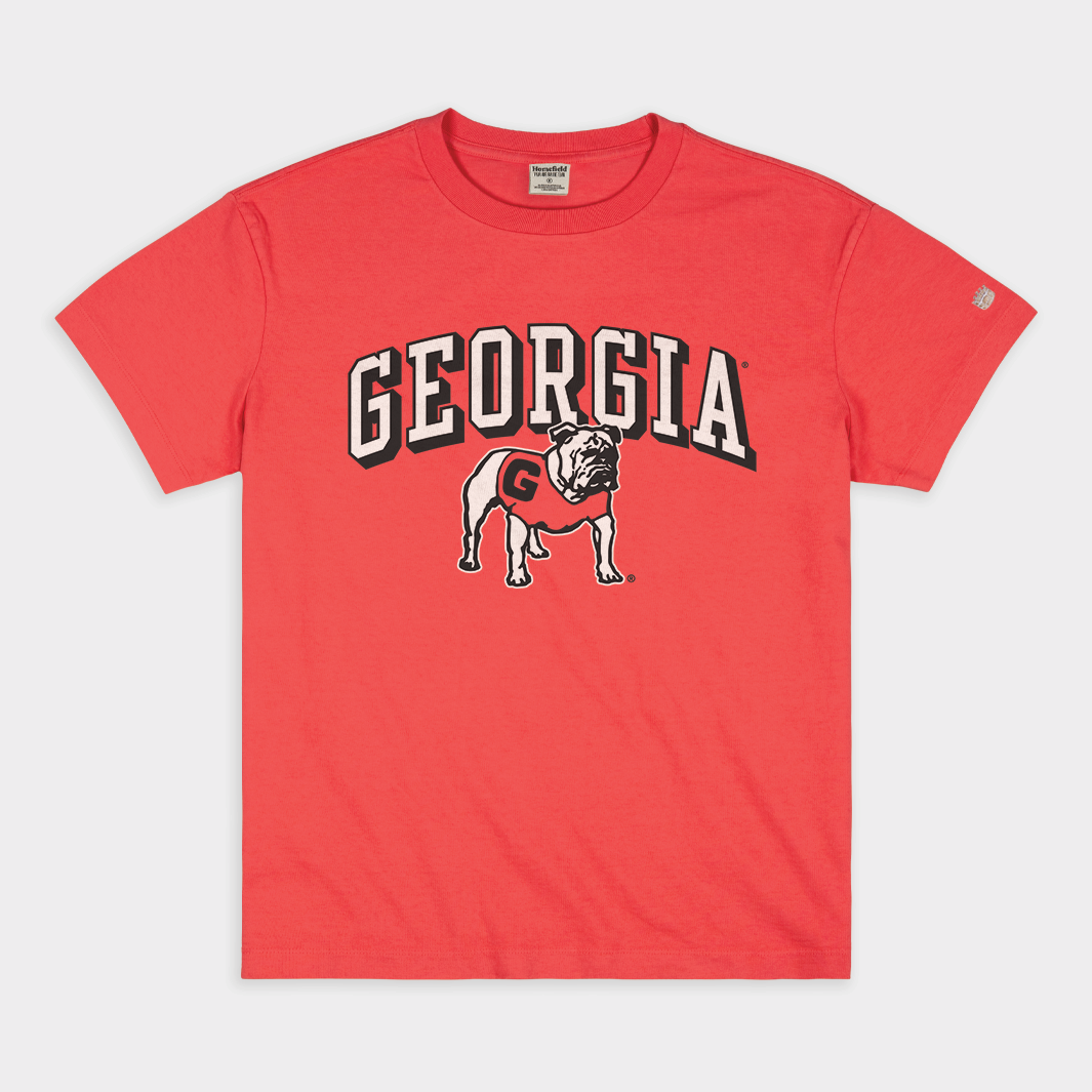 Georgia Bulldogs Throwback Vintage Heavyweight Tee | Homefield