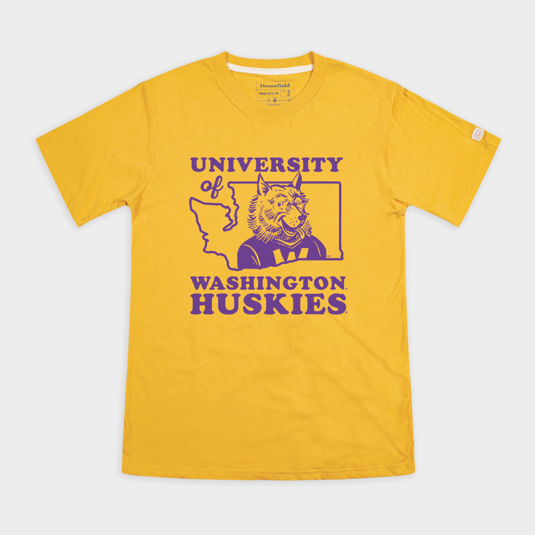 Vintage Washington Huskies 1960s Mascot Tee | Homefield