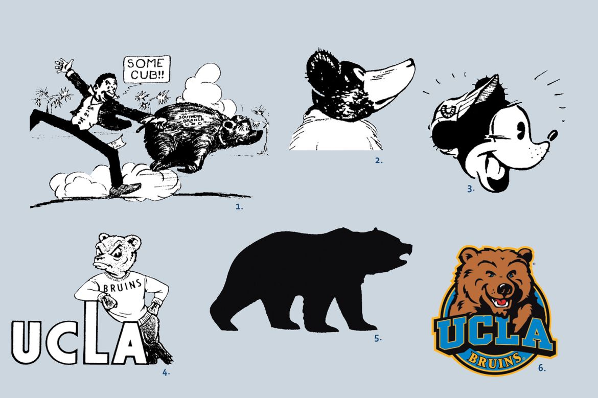 Ucla Bruin Bear Logo UCLA Saks Retro 70s Indie Bruins Bear Baseball