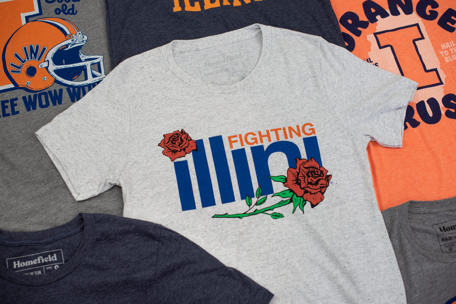 Vintage Illinois Illini Apparel: Shirts and Sweatshirts | Homefield