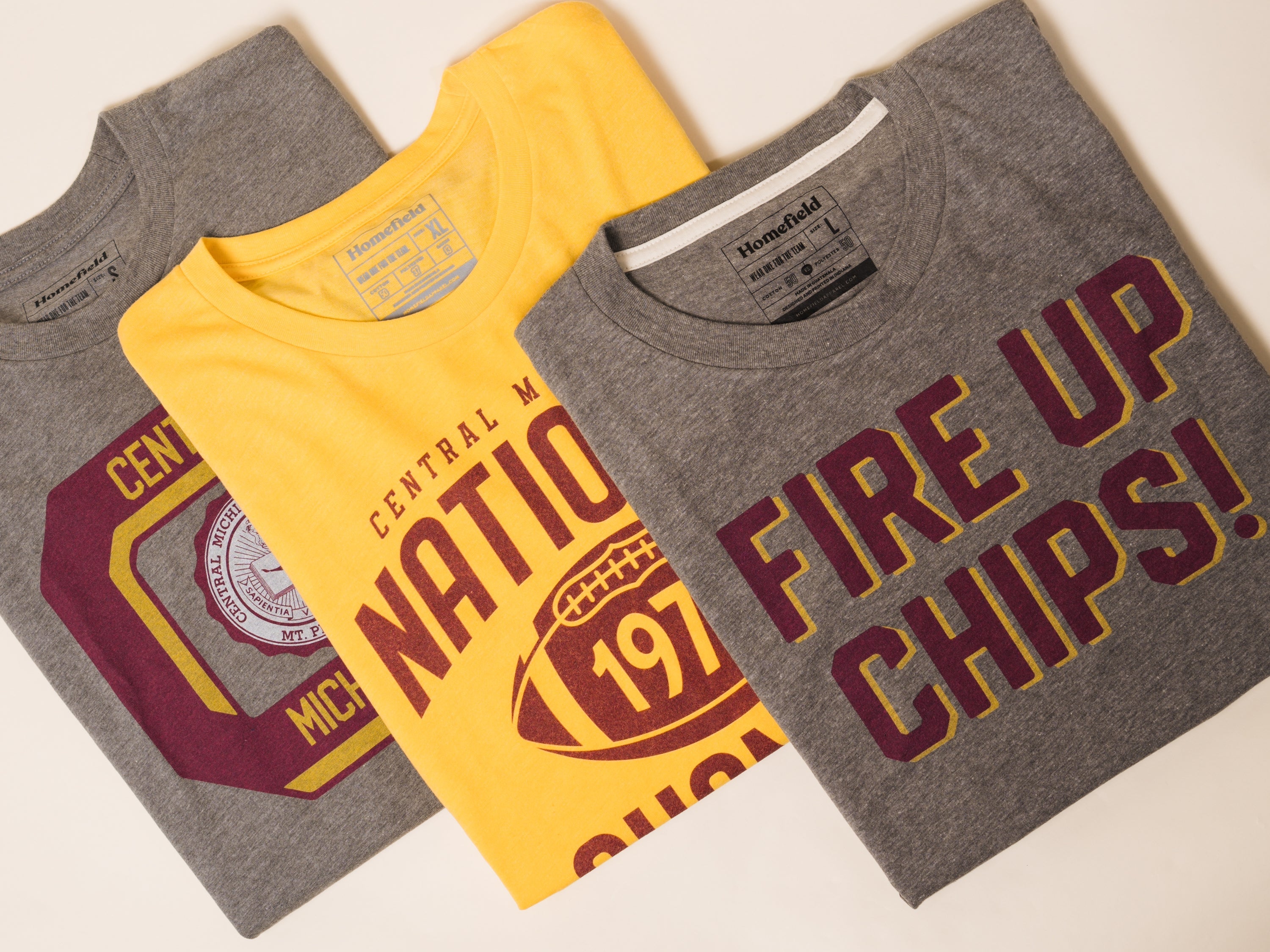 Vintage CMU Chippewas Apparel: Shirts and Sweatshirts | Homefield