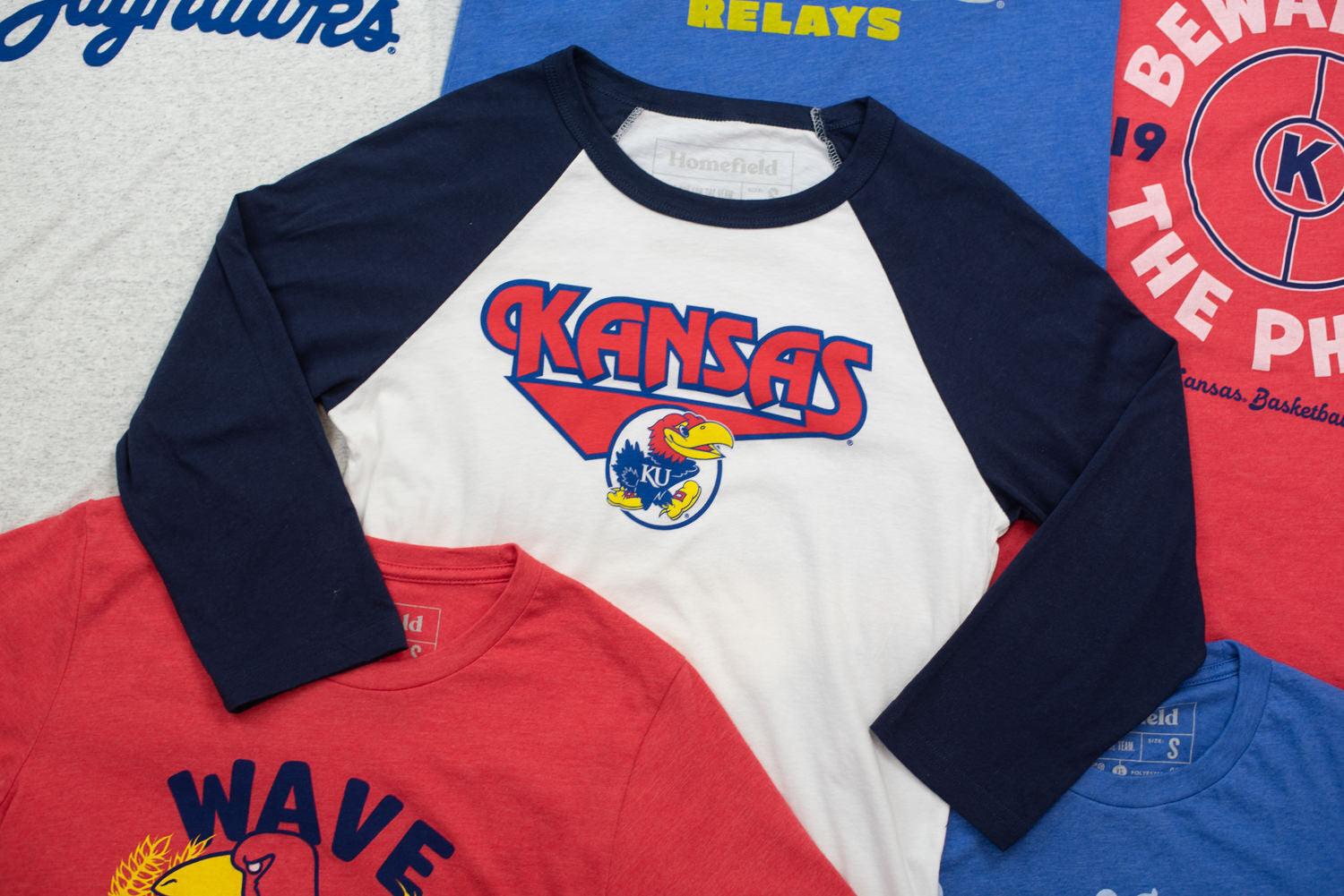 Vintage Kansas Jayhawks Apparel: Shirts and Sweatshirts | Homefield ...