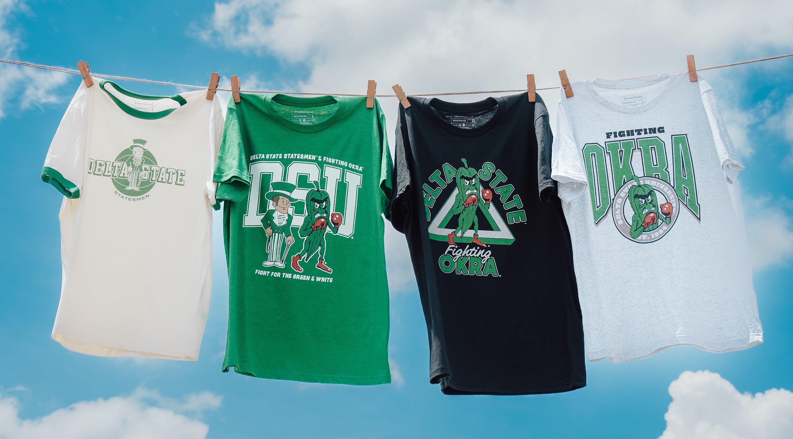 Delta State Retro Hoodies, T-Shirts, Vintage Hats | Homefield