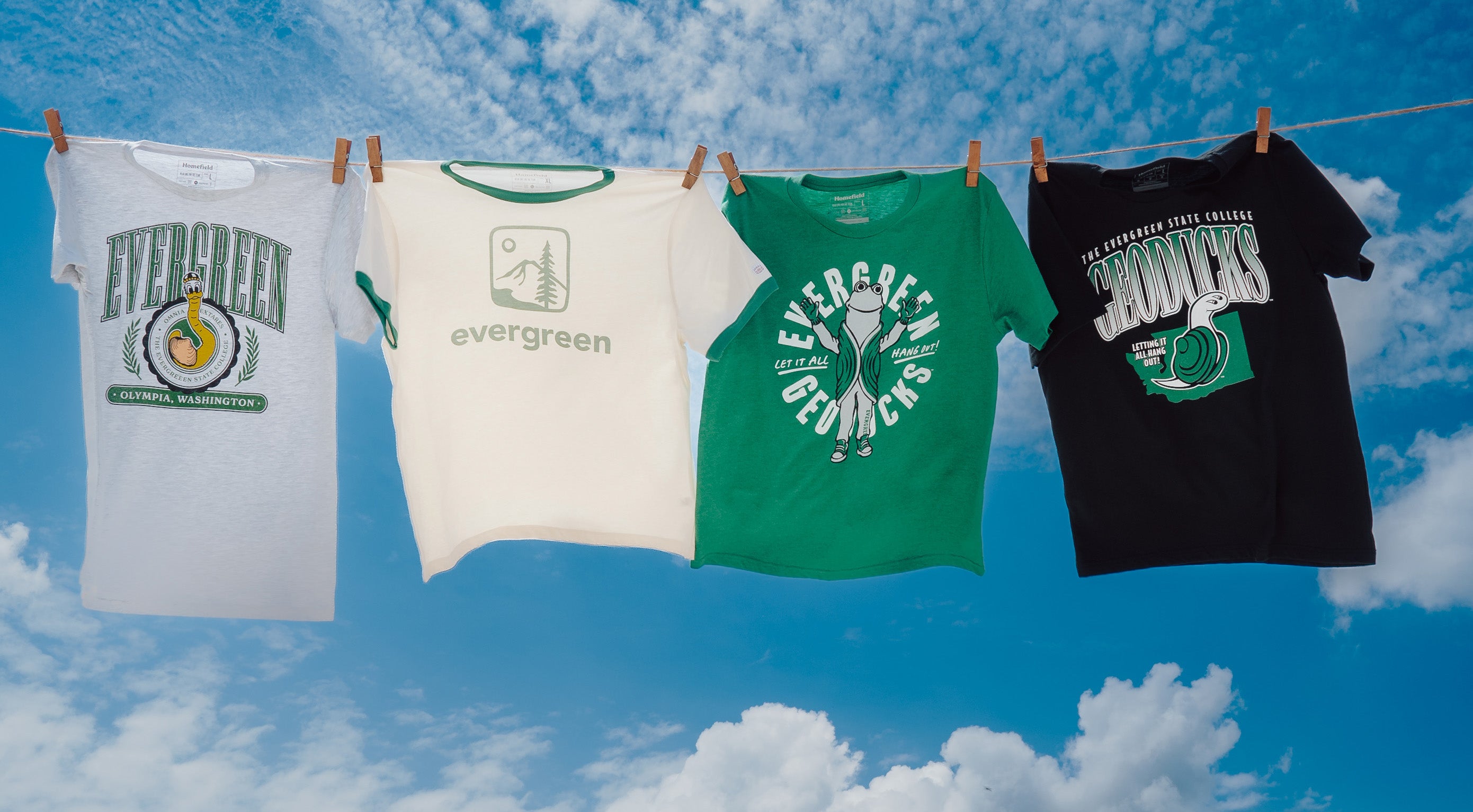 The Evergreen State College Geoducks T-Shirts, Hoodies, Retro Hats ...