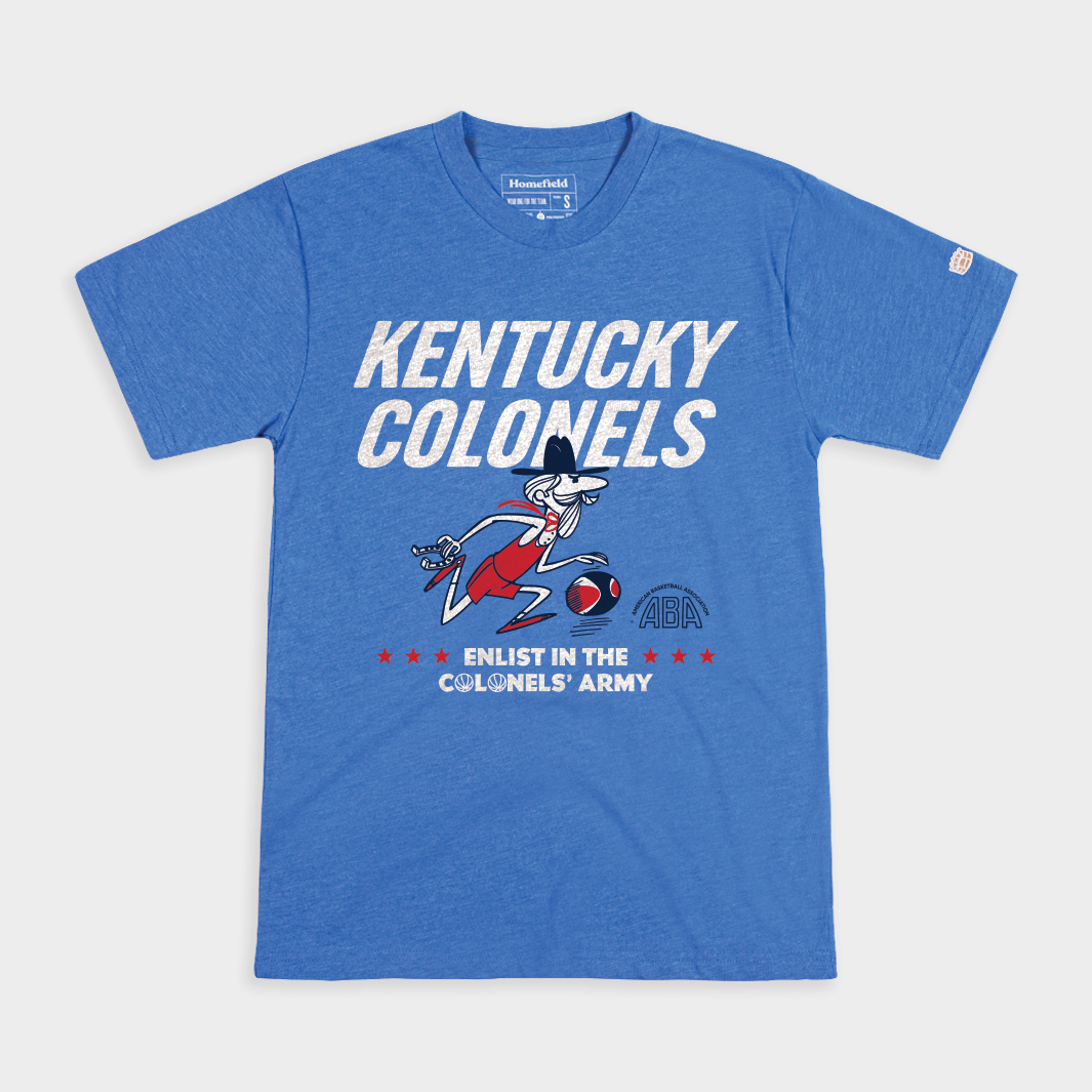 ABA Kentucky Colonels "Colonel Army" Tee | Homefield