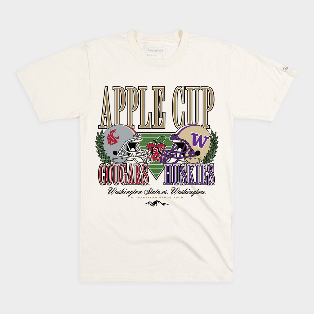 Washington and Wazzu Football Apple Cup Rivalry Tee | Homefield