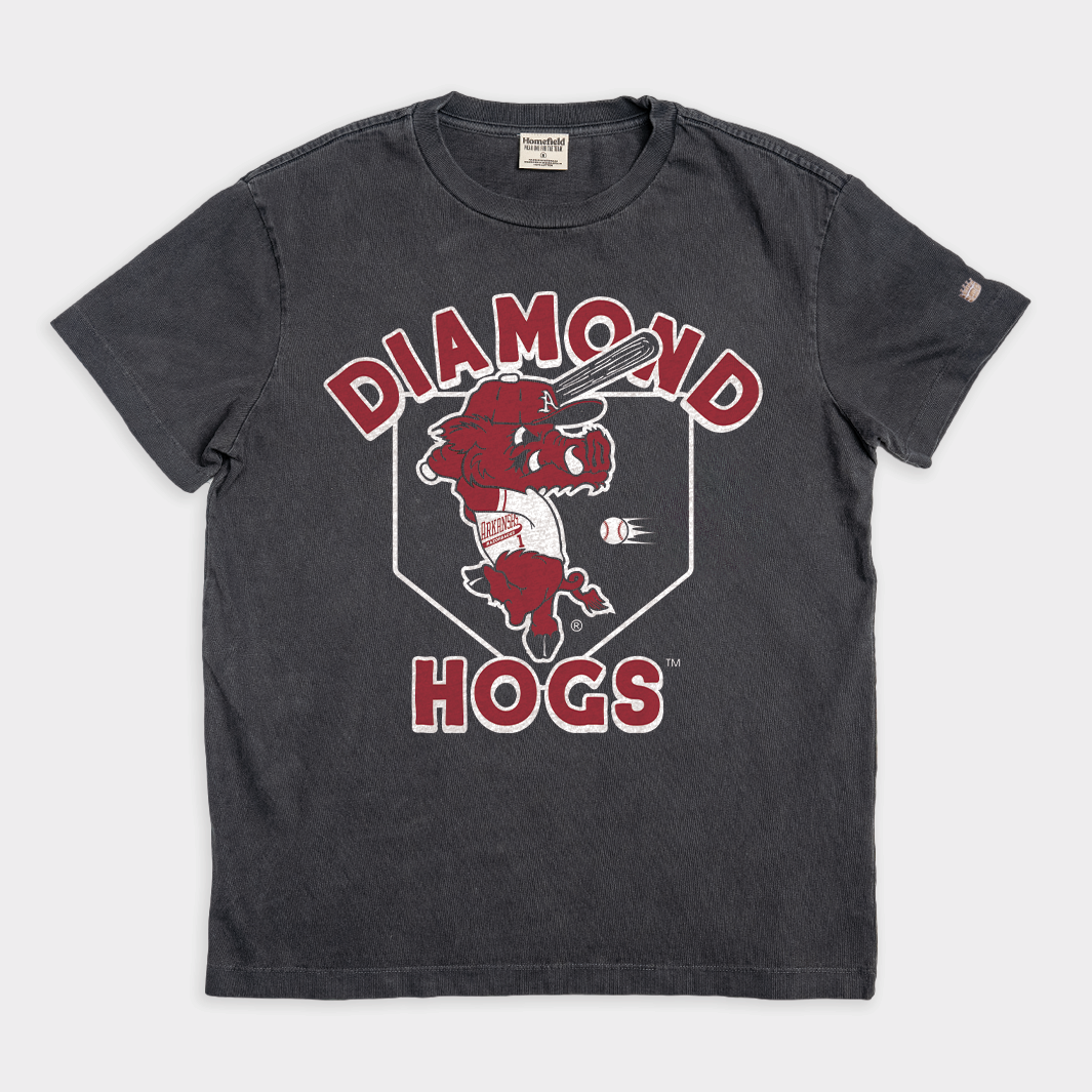Arkansas Diamond Hogs Vintage Heavyweight Tee | Homefield