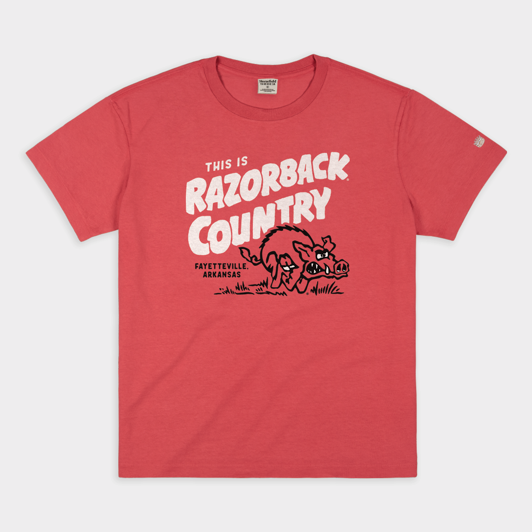 Arkansas "Razorback Country" Vintage Heavyweight Tee | Homefield