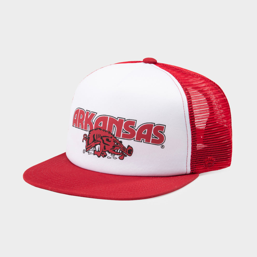 Arkansas Razorbacks Retro Logo Trucker Hat | Homefield