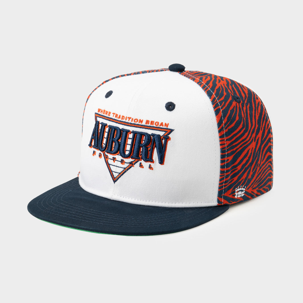 Auburn Tigers 1990s Stripe Panel Snapback | Homefield