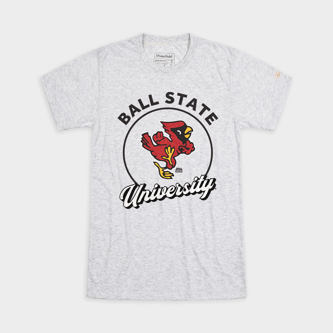 Ball State Vintage Charlie Cardinal Tee | Homefield