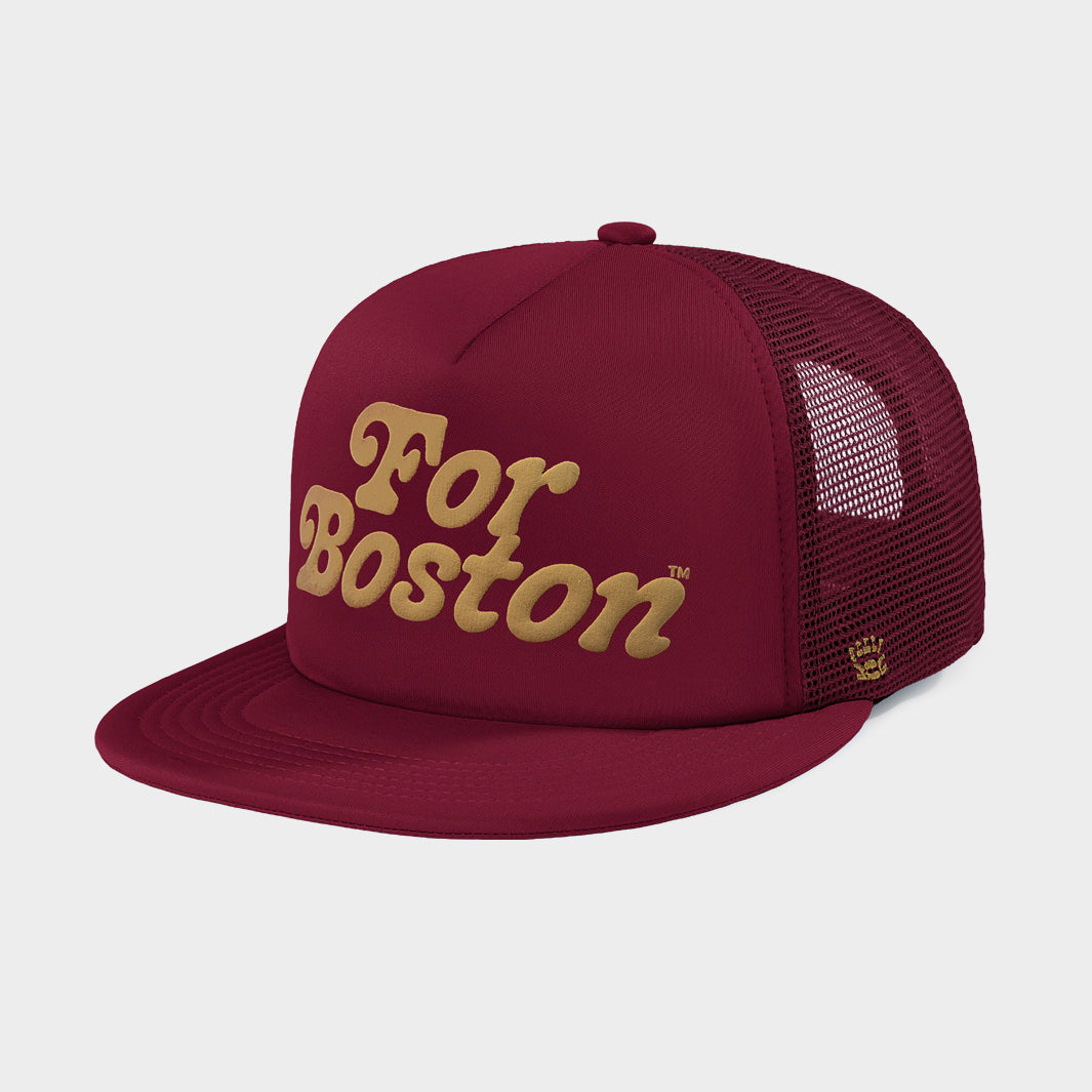 BC "For Boston" Puff Ink Trucker Hat | Homefield