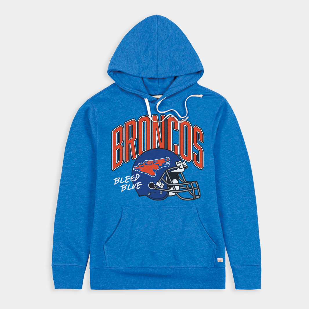 Boise State Broncos 1970s Football Helmet Hoodie | Homefield