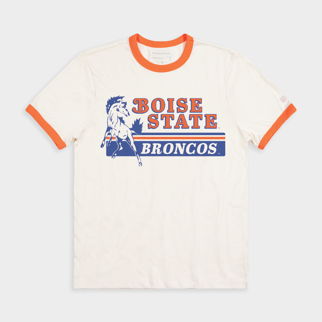 Boise State Broncos Vintage-Inspired Ringer Tee | Homefield