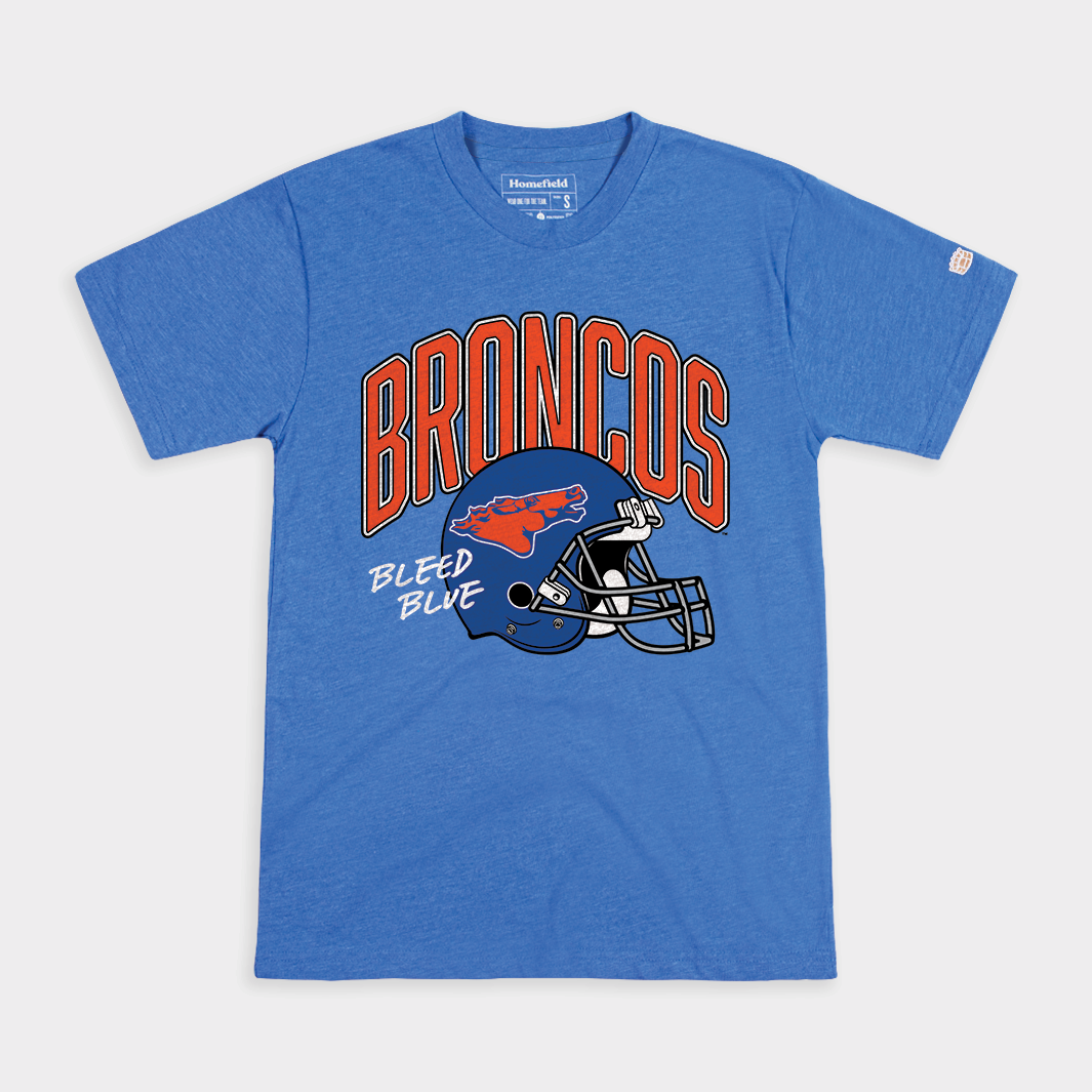 Boise State Broncos 1970s Football Helmet Tee | Homefield