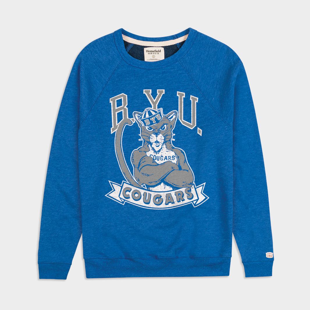 Vintage BYU Cougar Crewneck | Homefield