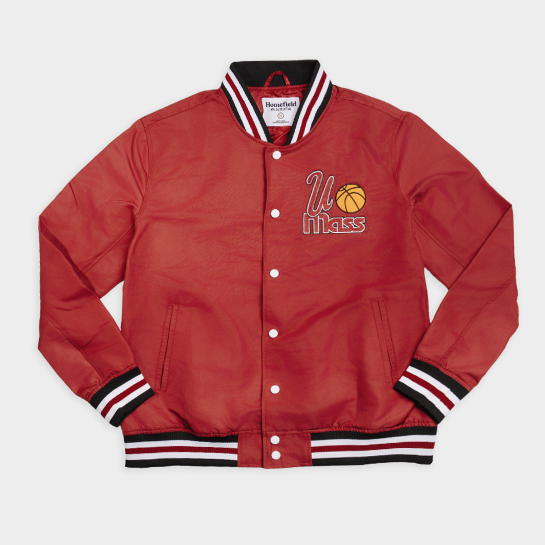 UMass Minutemen Basketball Bomber Jacket | Homefield