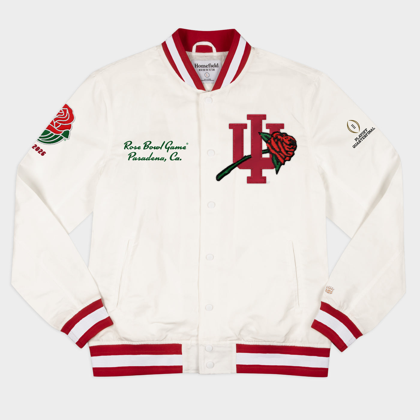 Indiana Hoosiers 2026 Rose Bowl Bomber Jacket | Homefield