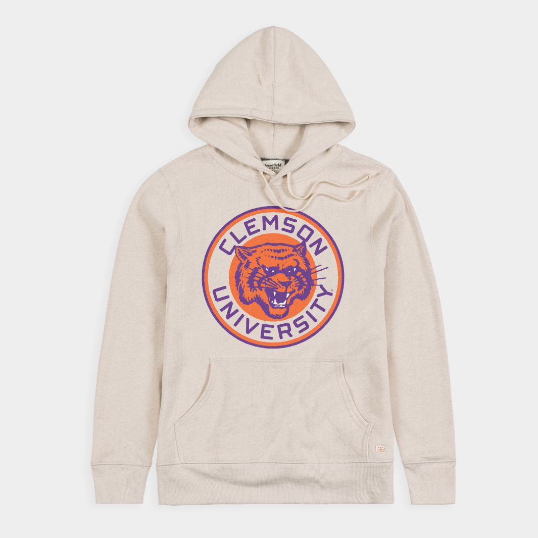Clemson Tigers Vintage Growling Tiger Hoodie | Homefield