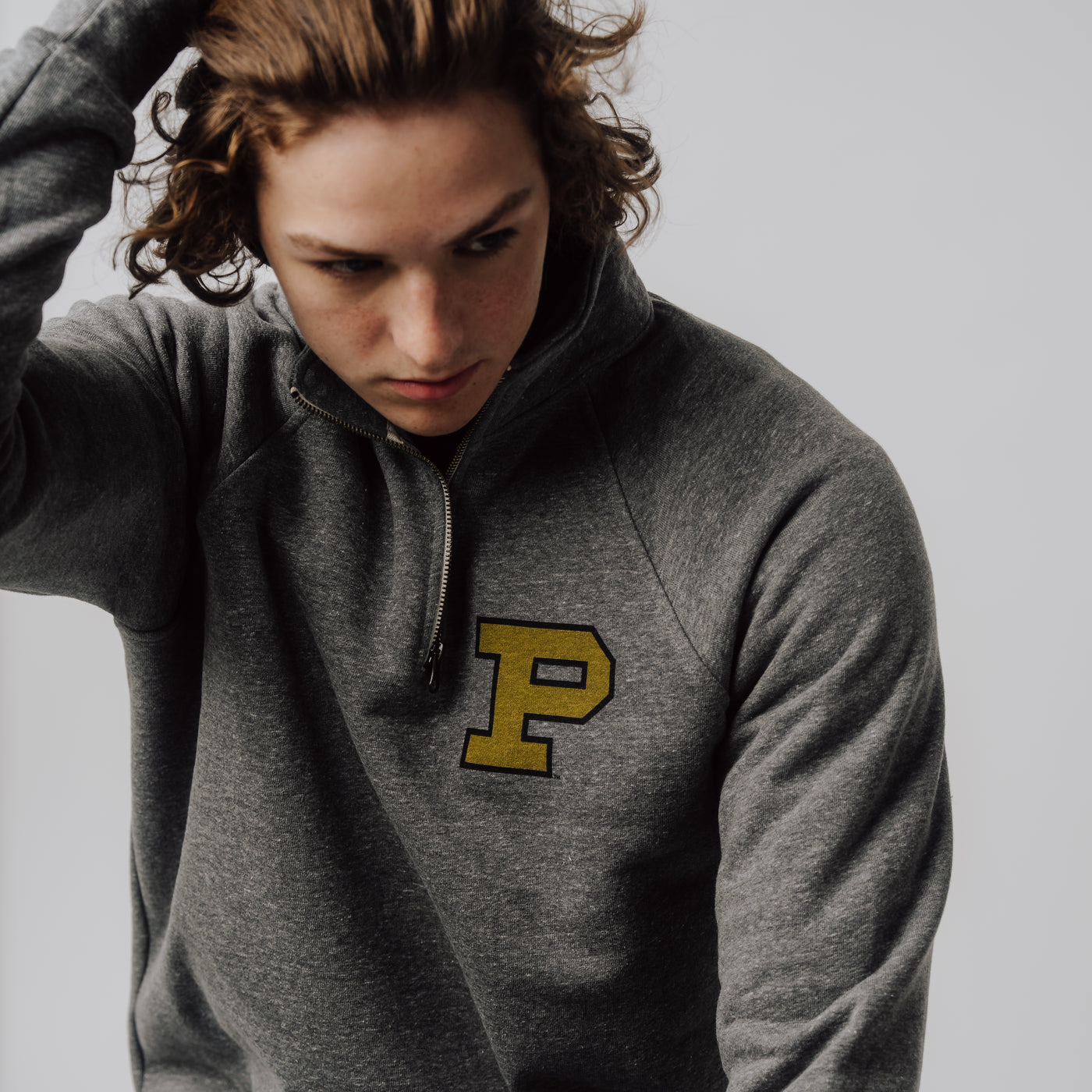 Purdue Boilermakers Block "P" Quarter Zip | Homefield