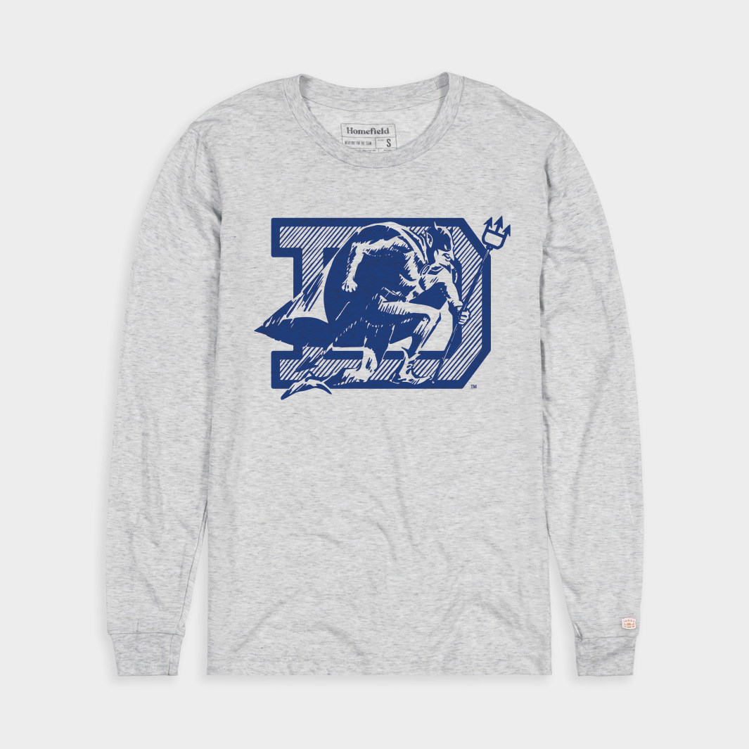 Vintage Duke Sprinting Blue Devil Long Sleeve | Homefield