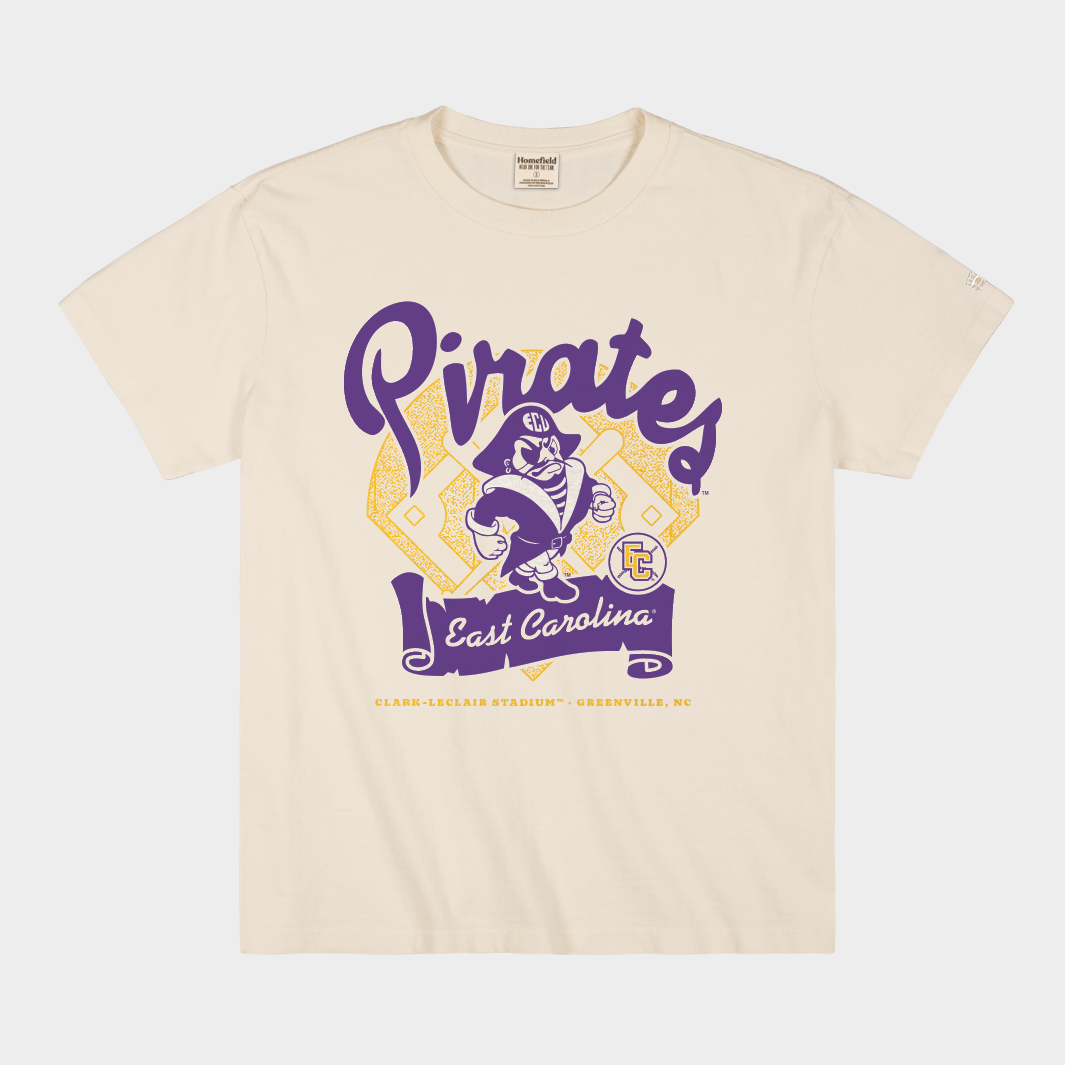 ECU Pirates Baseball Ballpark Heavyweight Tee | Homefield