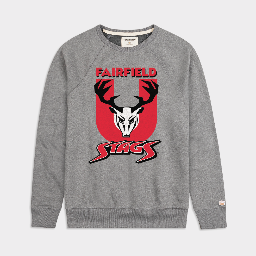 Fairfield Stags 1990s Logo Crewneck | Homefield