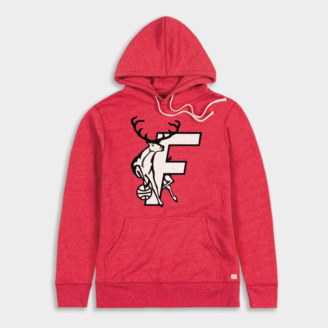 Fairfield Stags Basketball Logo Hoodie | Homefield