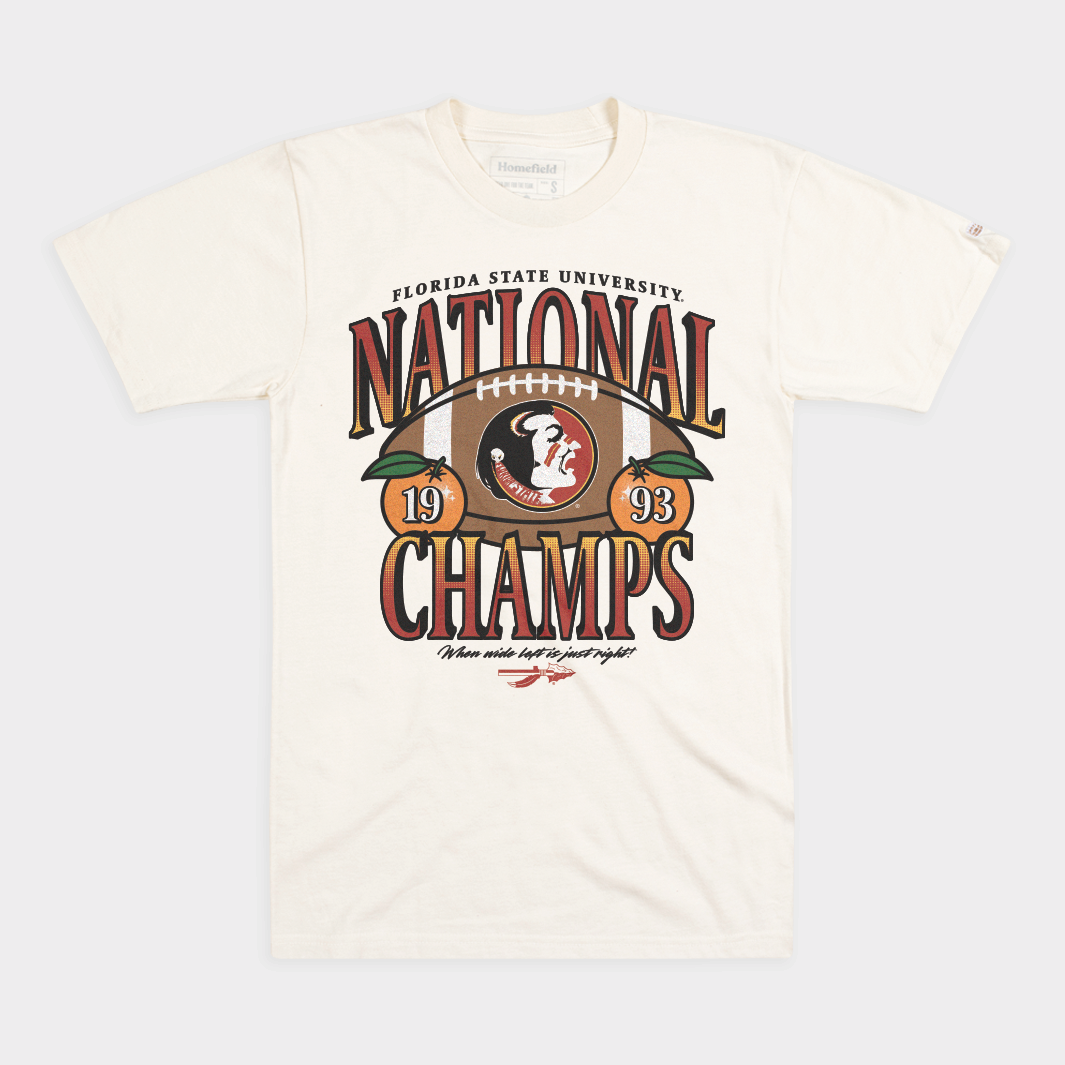 Florida State Football 1993 National Champs Tee | Homefield