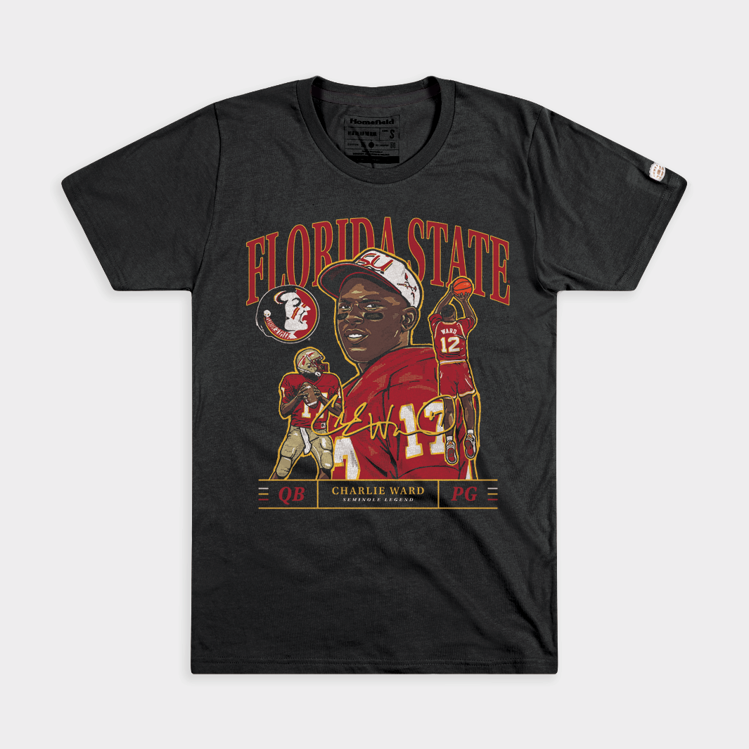 Florida State Charlie Ward Vintage-Inspired Tee | Homefield