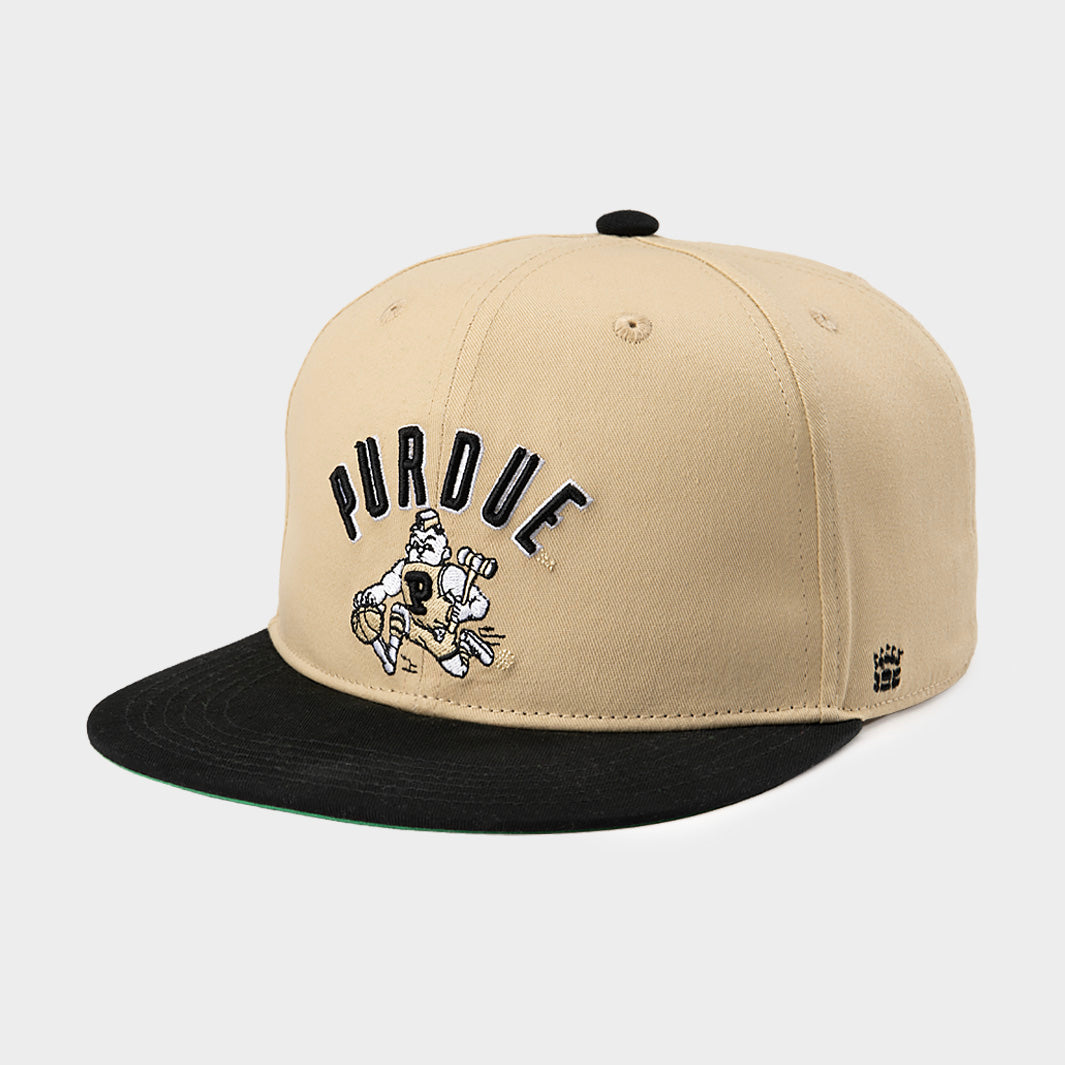 Retro Purdue Pete Basketball Snapback Hat | Homefield