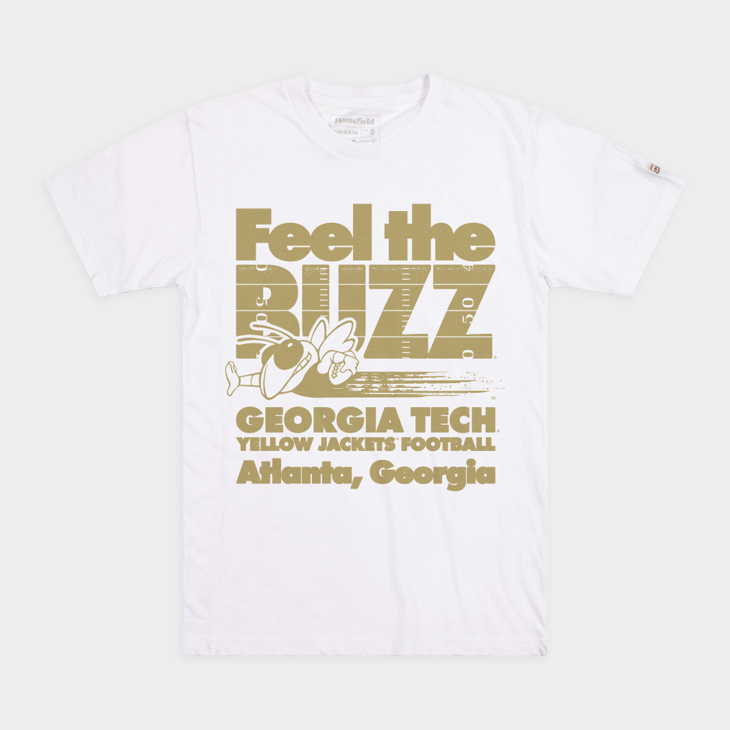 Georgia Tech "Feel the Buzz" Football Tee | Homefield