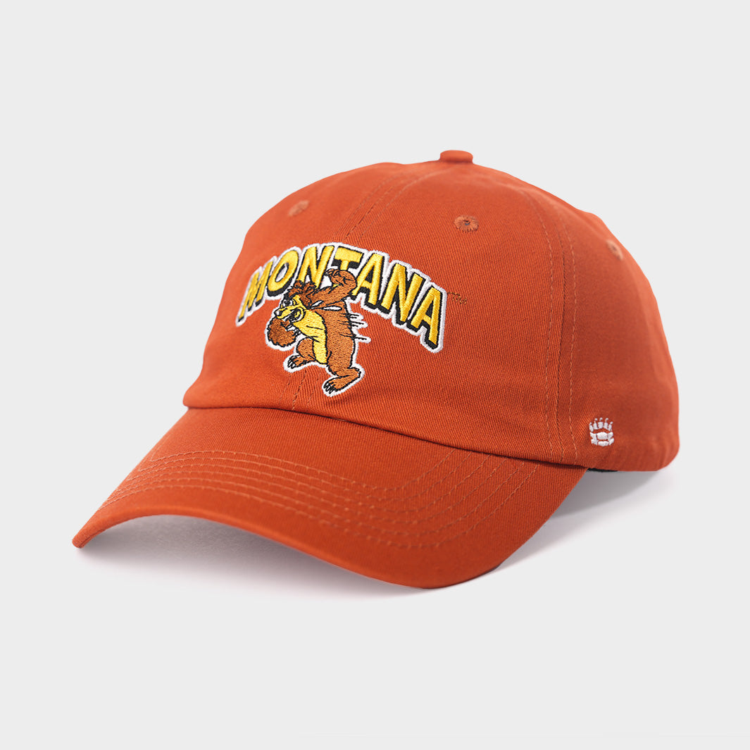 Montana Grizzlies Retro Slobbering Bear Dad Hat | Homefield