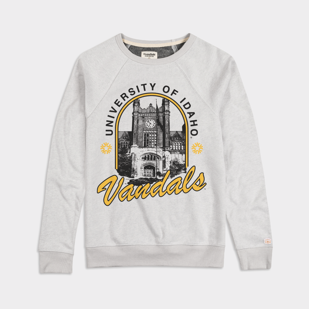 Idaho Vandals Retro Campus Illustration Crewneck | Homefield