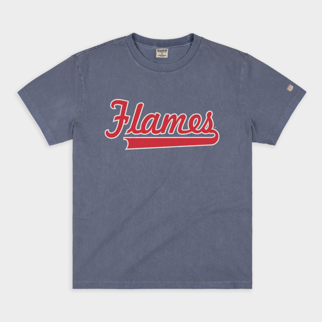 UIC Flames Script Vintage Heavyweight Tee | Homefield