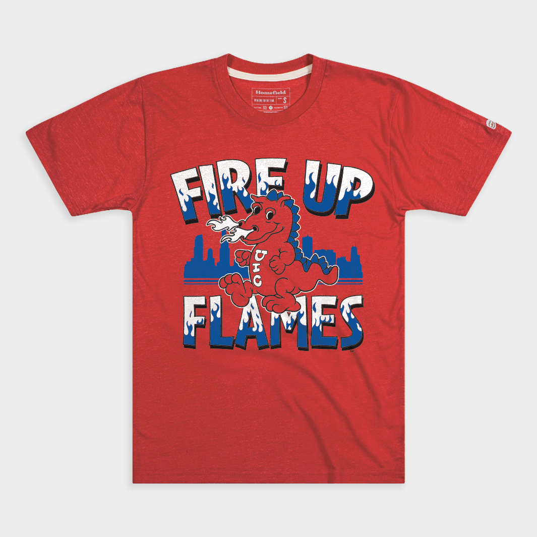 UIC Sparky D. Dragon "Fire Up Flames" Tee | Homefield
