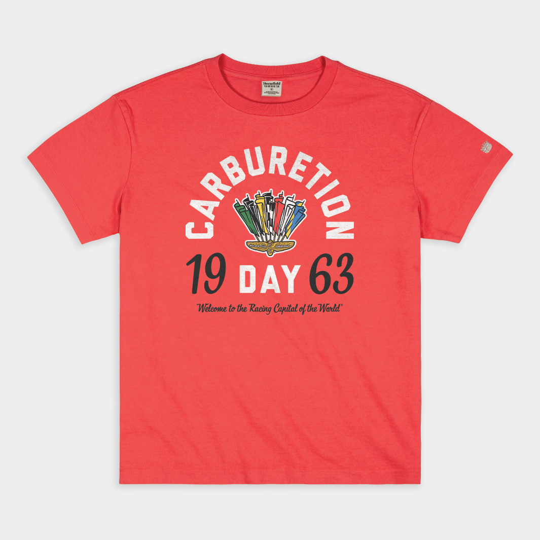 Indianapolis 500 Carburetion Day Vintage Heavyweight Tee | Homefield