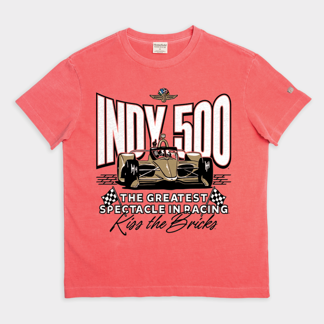 Indy 500 "Kiss the Bricks" Vintage Heavyweight Tee | Homefield