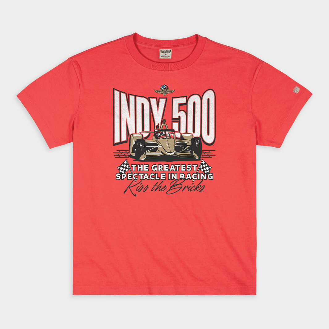 Indy 500 "Kiss the Bricks" Vintage Heavyweight Tee | Homefield