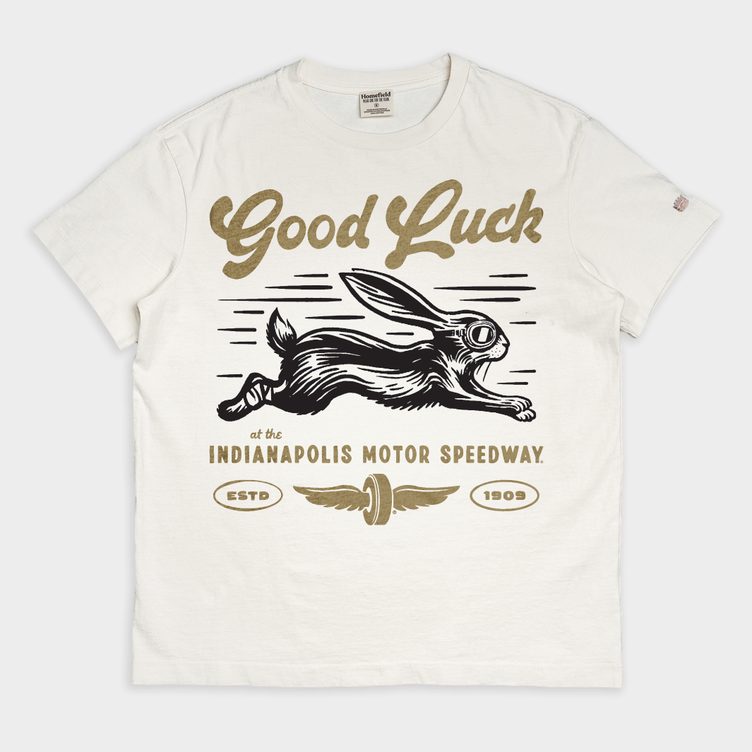 Indianapolis 500 "Good Luck" Rabbit Heavyweight Tee | Homefield