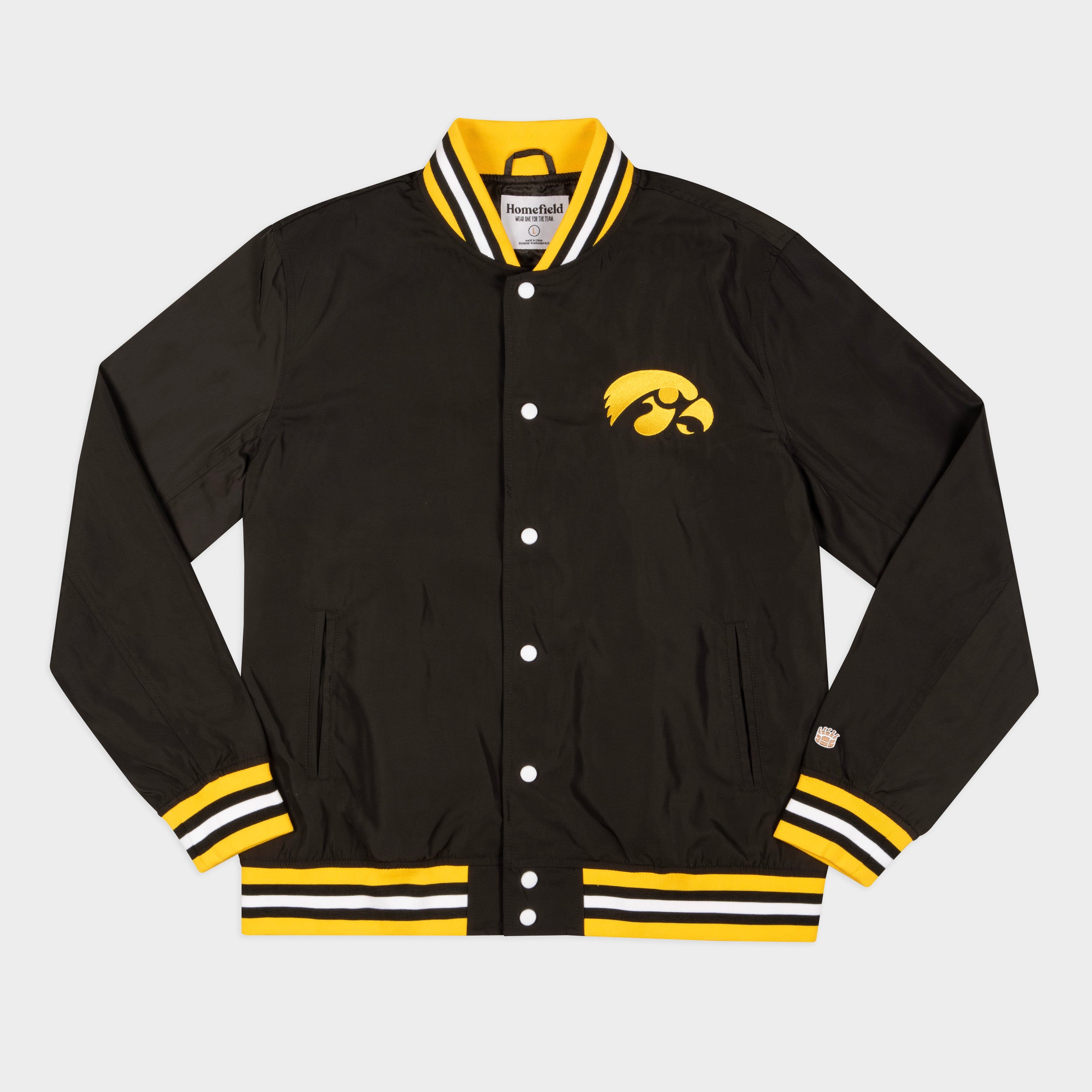 Iowa Hawkeyes Arched Bomber Jacket | Homefield