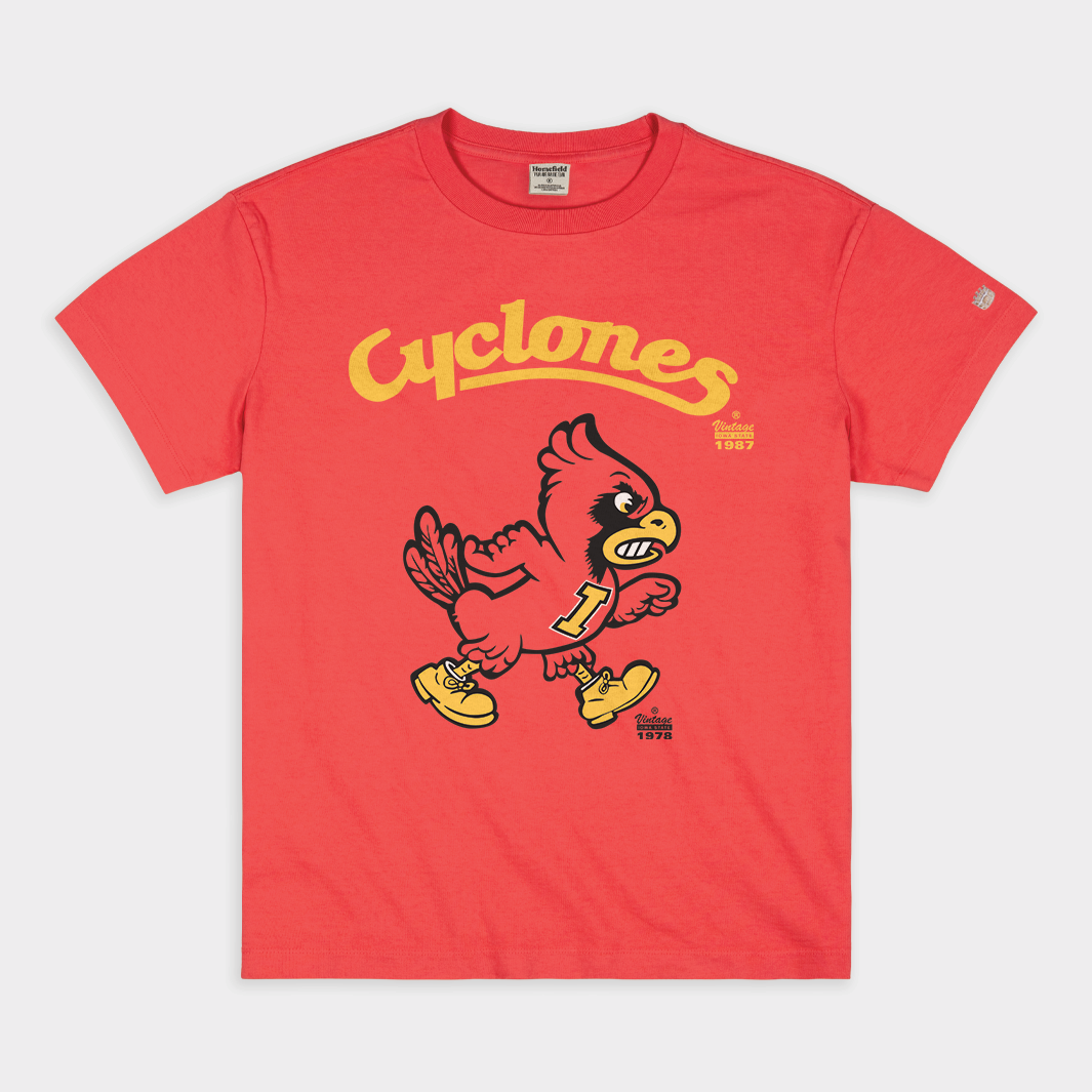 Iowa State Marching Cy Vintage Heavyweight Tee | Homefield