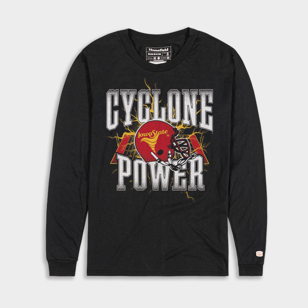 Iowa State Football "Cyclone Power" Helmet Tee | Homefield