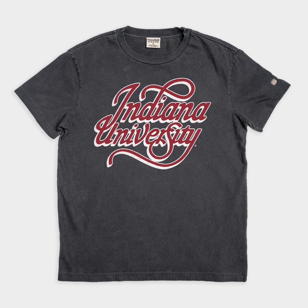 1980s Indiana Hoosiers Script Vintage Heavyweight Tee | Homefield
