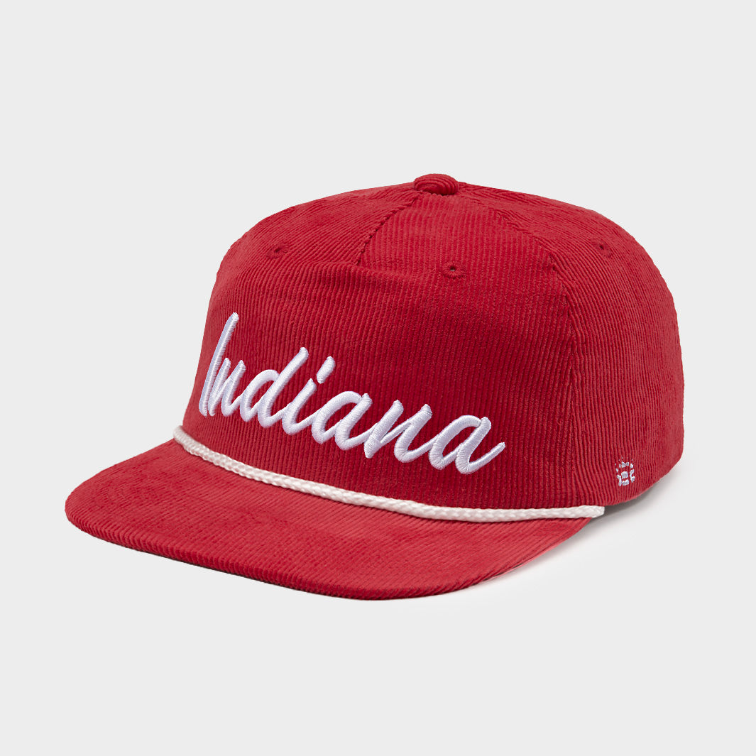 Retro-Inspired Indiana Script Corduroy Hat | Homefield