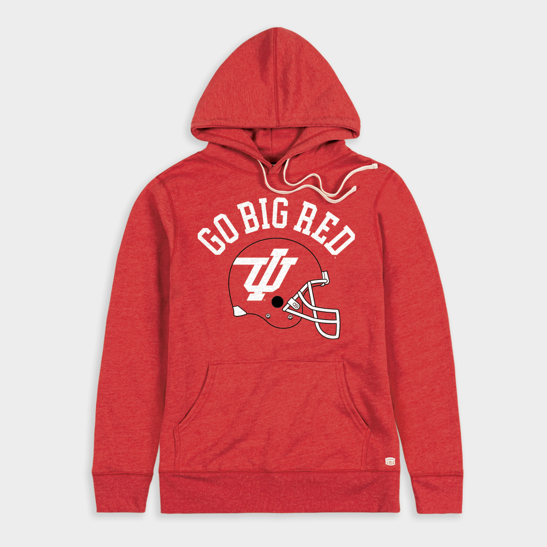 Indiana Football "Flying IU" Helmet Hoodie | Homefield
